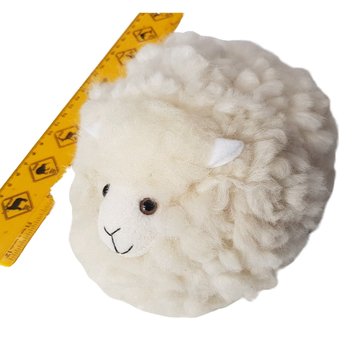 Raggedy Wool toy Sheep White – Rozcraft Ltd