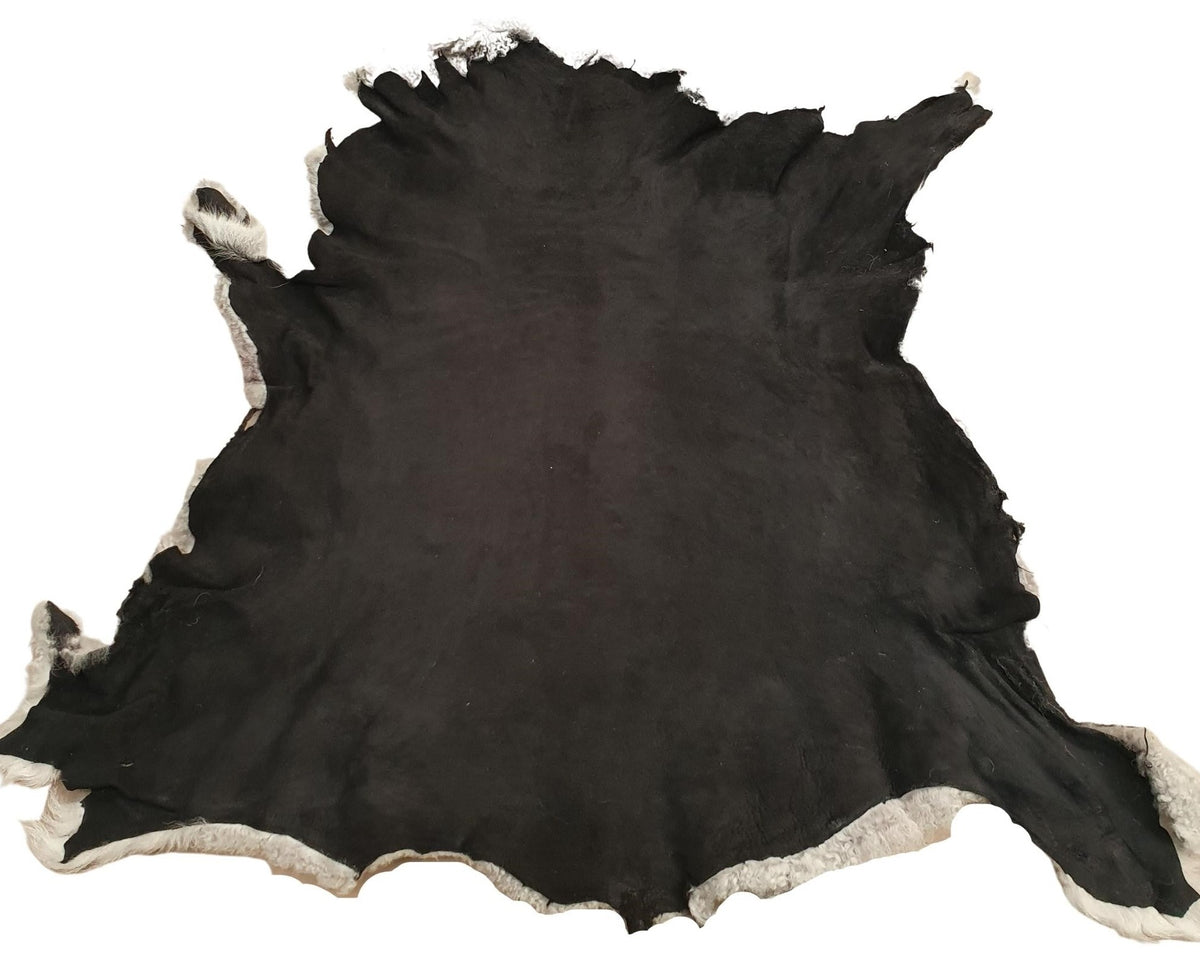 Slink Lamb Skins Pale Grey with Black Leather GRADED – Rozcraft Ltd