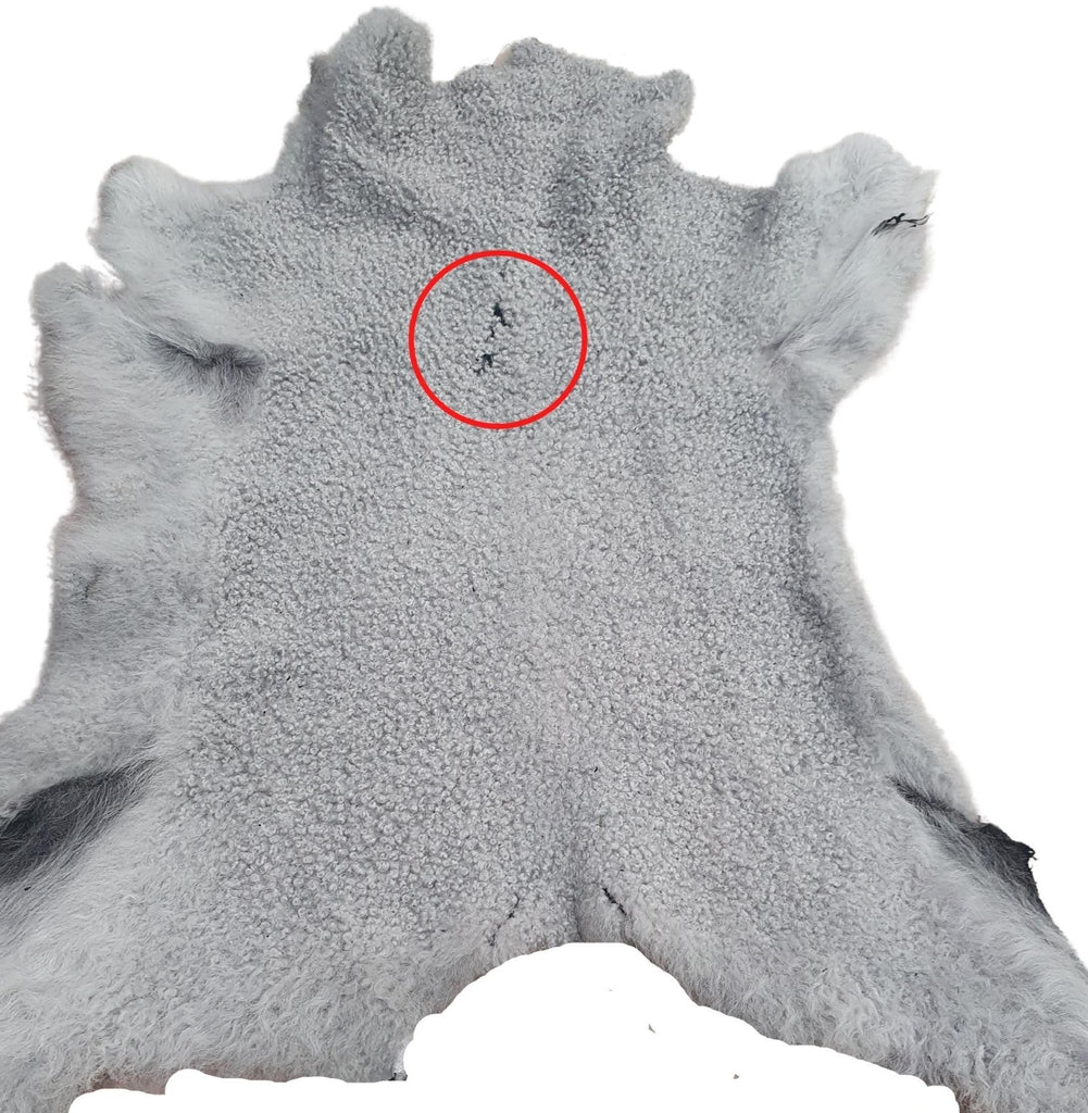 Slink Lamb Skins Pale Grey with Black Leather GRADED – Rozcraft Ltd