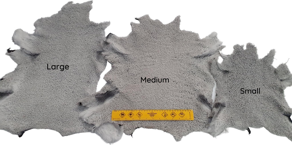 Slink Lamb Skins Pale Grey with Black Leather GRADED – Rozcraft Ltd