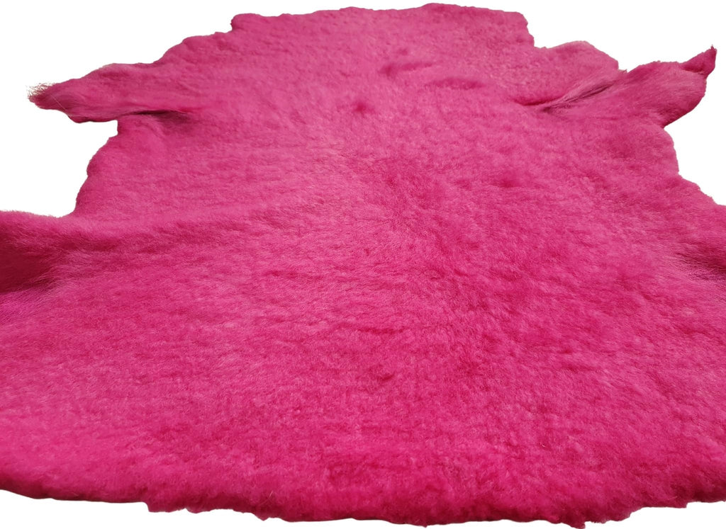 Slink Lamb Skins; Pink – Rozcraft Ltd