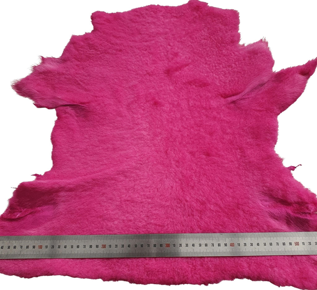 Slink Lamb Skins; Pink – Rozcraft Ltd