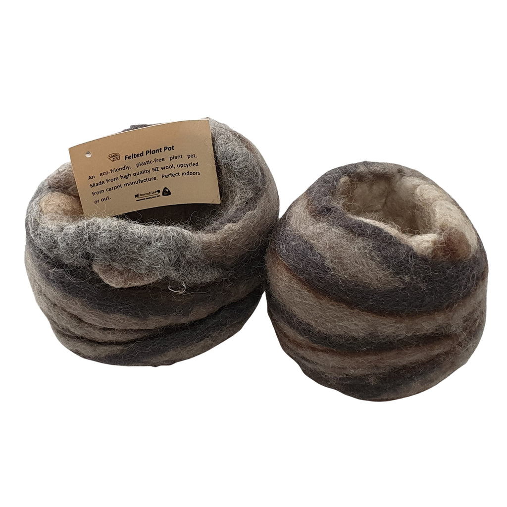 Felted Wool Plant Pots – Rozcraft Ltd
