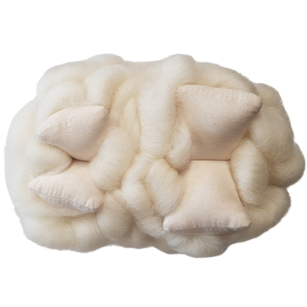 Large Loopy Wool Sheep (white) – Rozcraft Ltd